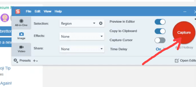 How To Use Snagit To Screenshot A Drop Down-Menu - Roy Bretton Online How To Use Snagit To ...
