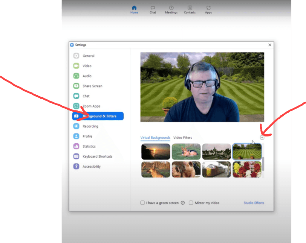 How To Use Backgrounds In Zoom - Roy Bretton Online How To Use ...